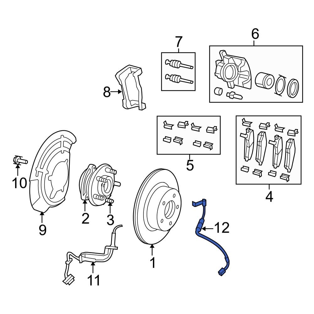 For+Jeep+Wrangler+2018-2022+Jeep+68307451AH+Front+Left+Brake+Hydraulic ...