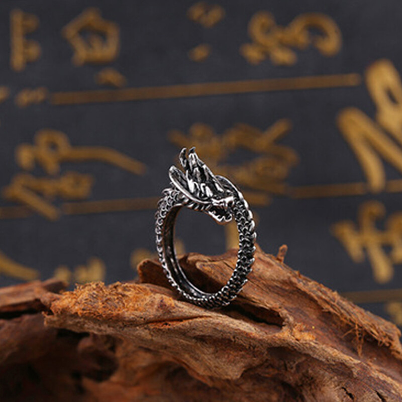 Halloween Horror Ring Dragon Claw Ring Gothic Dark Punk Assertive Ring ...