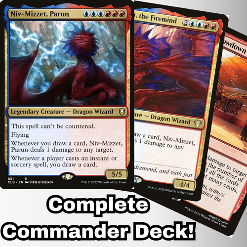 MTG Commander EDH Deck Niv-Mizzet, Parun 100 Cards Custom Deck Izzet ...