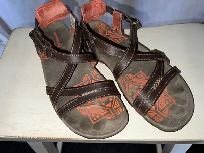 Merrell Cocoa/coral Performance Sandal Slingback Size 9 | eBay