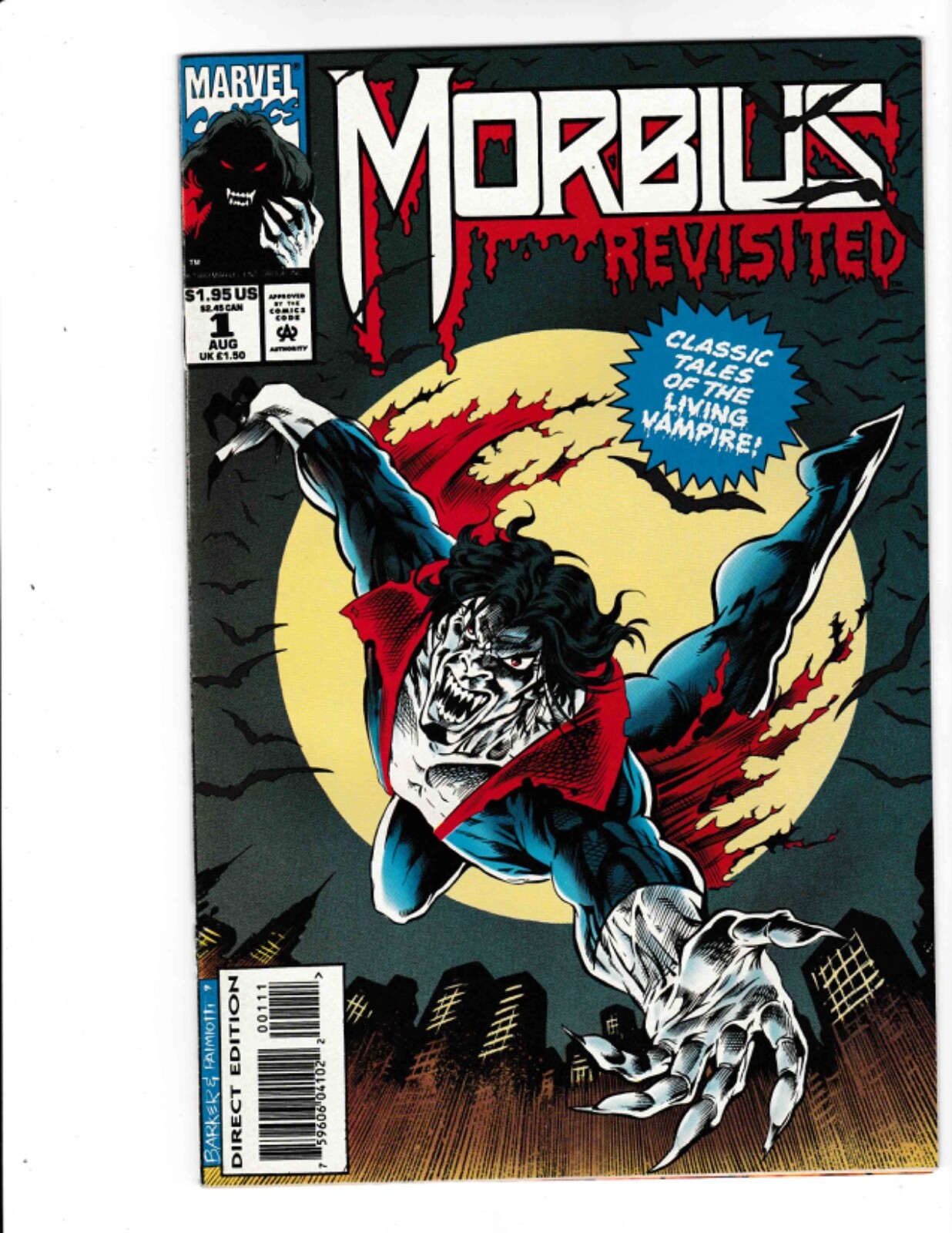 Morbius Revisited #1 - The Living Vampire from Spider-Man 1993 Marvel ...