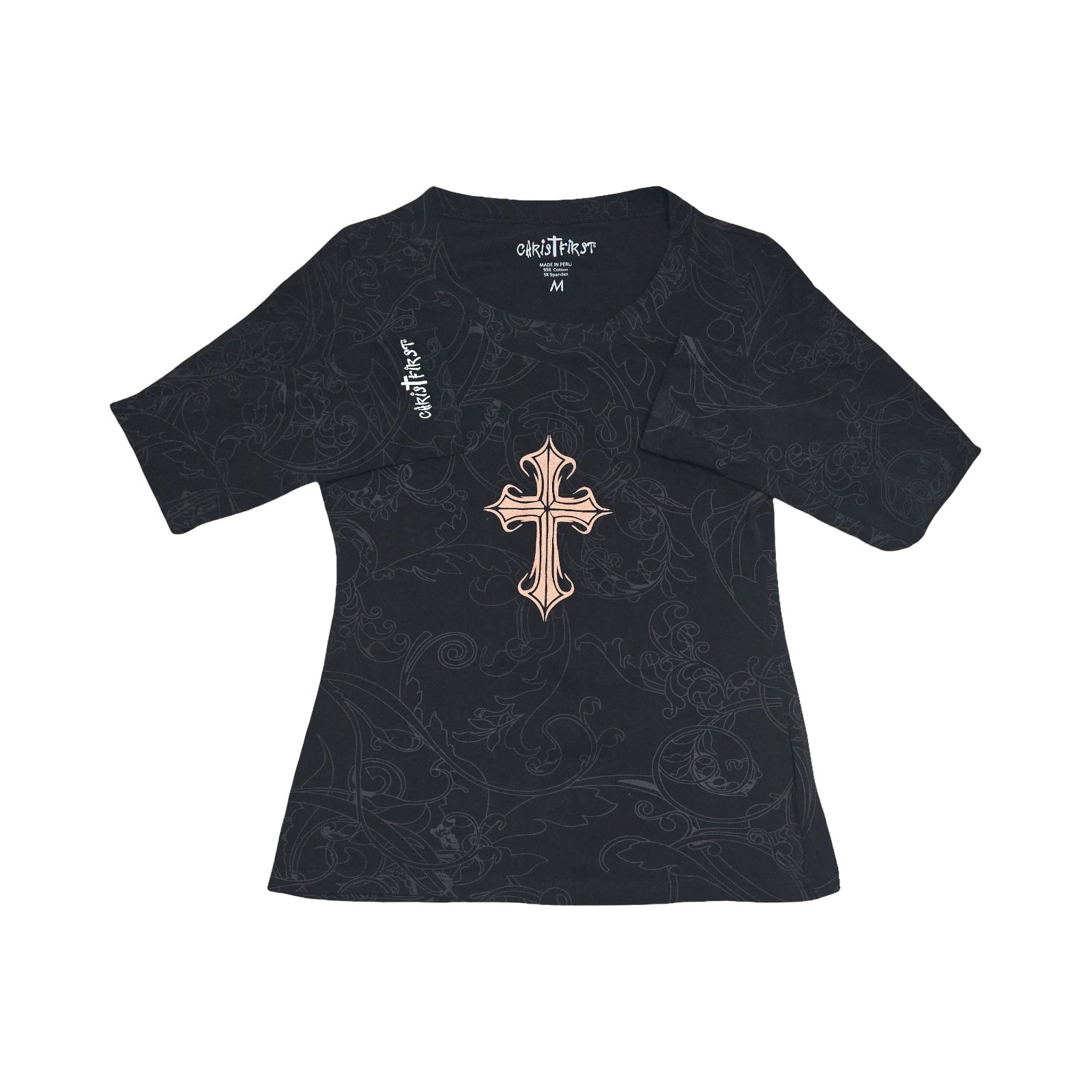 Y2K Christ First Christian Cybergoth Women's Long Sle… - Gem