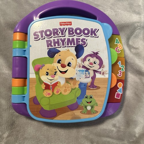 Fisher-Price Laugh & Learn Storybook Rhymes, take-Along Musical Toy ...
