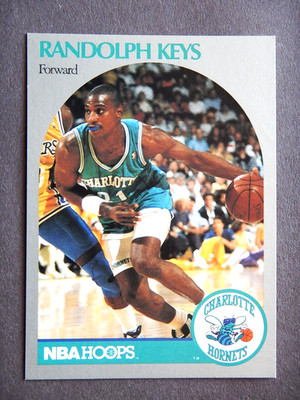 Randolph Keys #56 NBA Hoops 1990 Basketball Card (Charlotte Hornets) | eBay