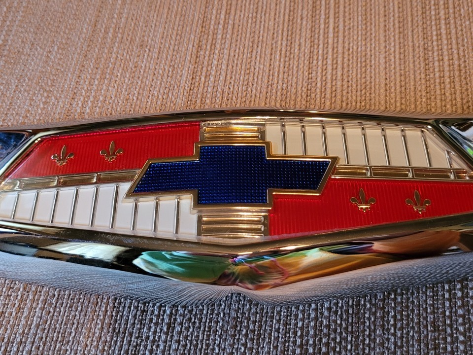 1950s Chevy Emblem #3705034 NEW Car Ornament Colorful Antique Auto Body ...