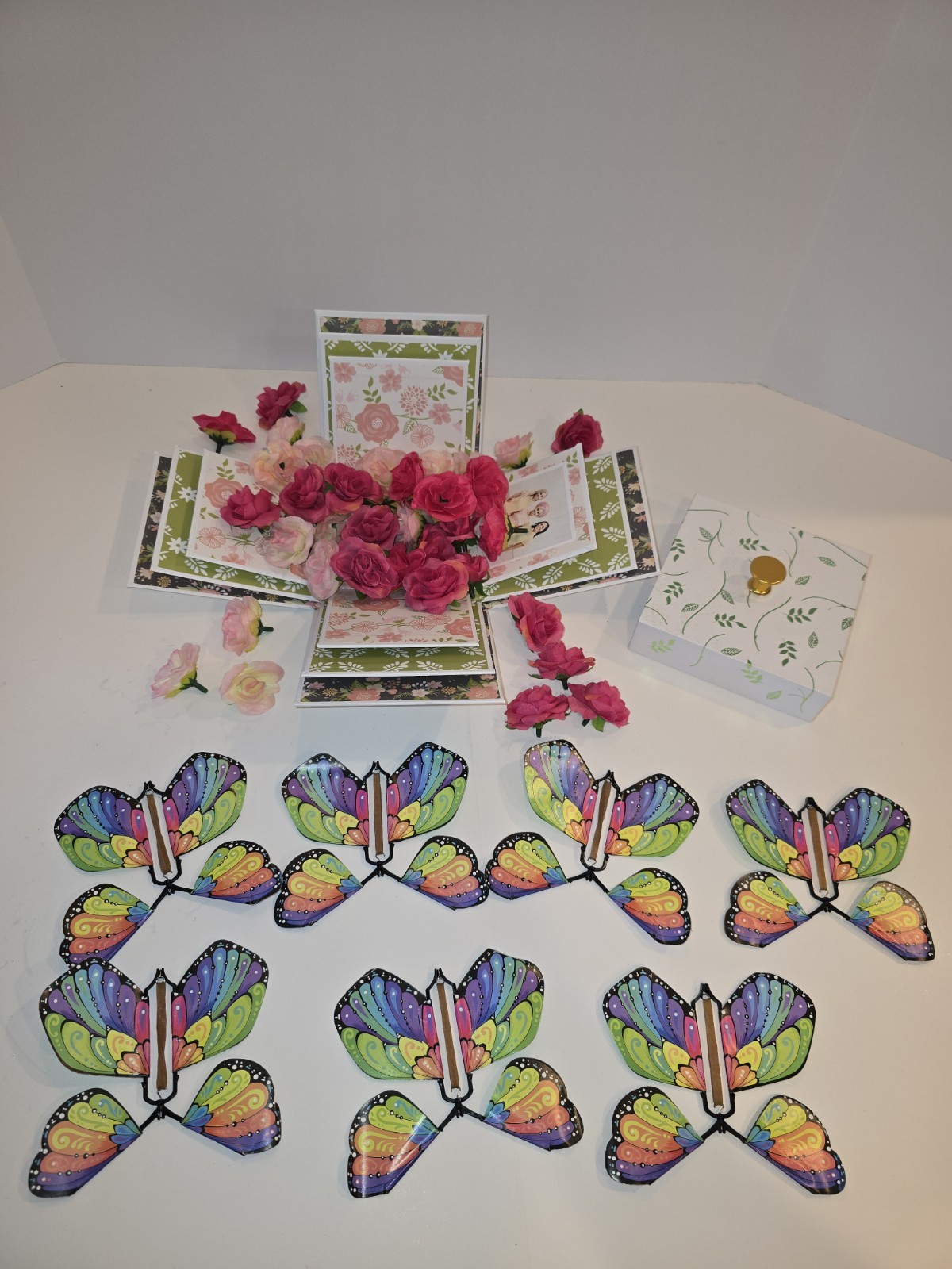Send A Cake Butterfly Explosion Cake Box (No cake) 7 Butterflies And ...