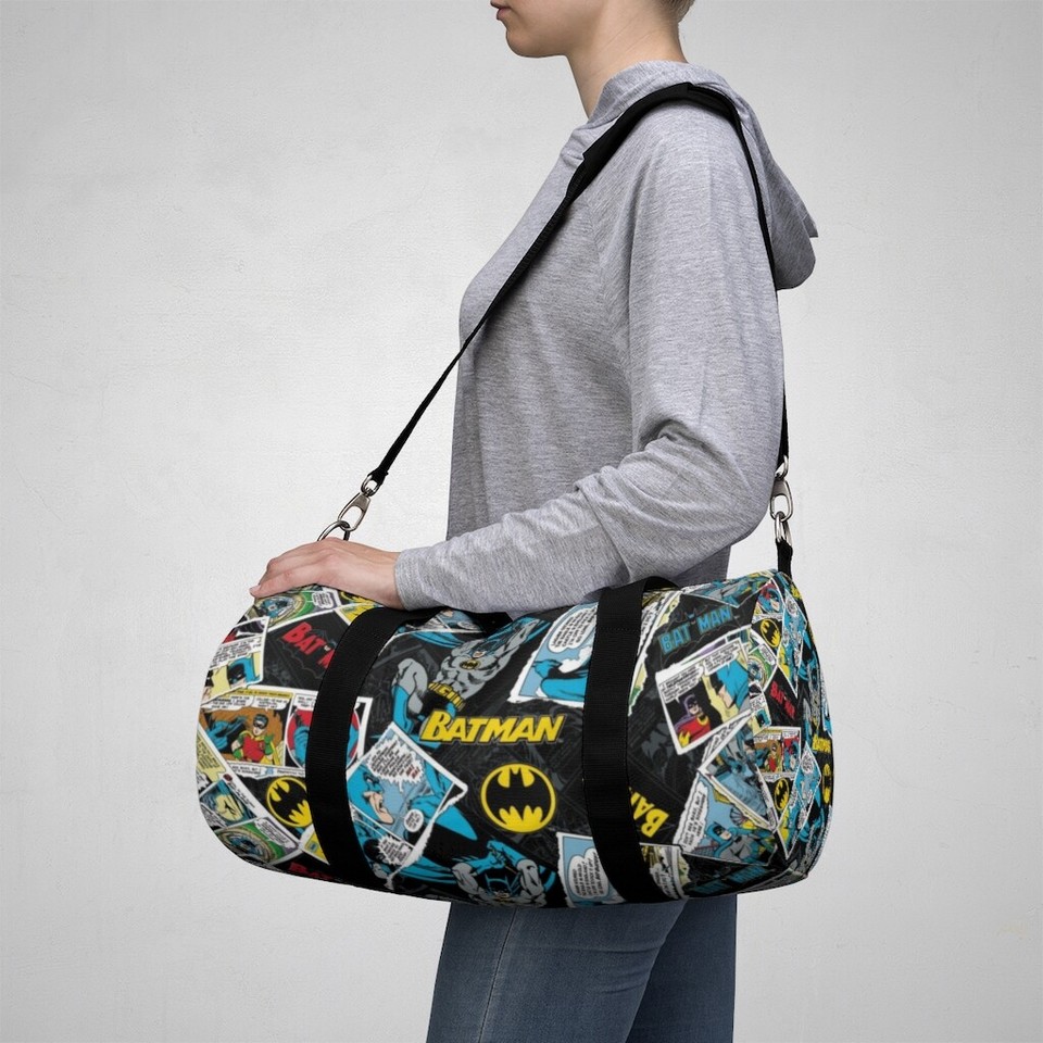 DC Comics Batman Duffel Bag, Comics Duffel Bag, Batman Bag, Men's Gym ...