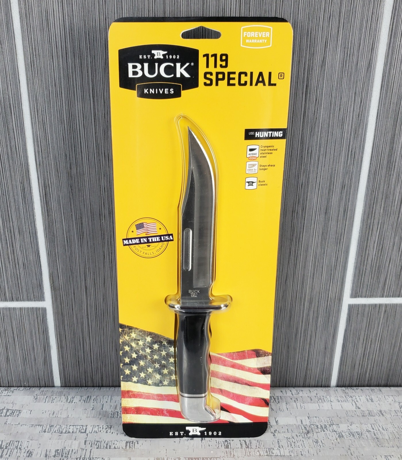 NEW Buck Knives 119 Special Fixed Blade Hunting Knife Full Tang 119BKS ...