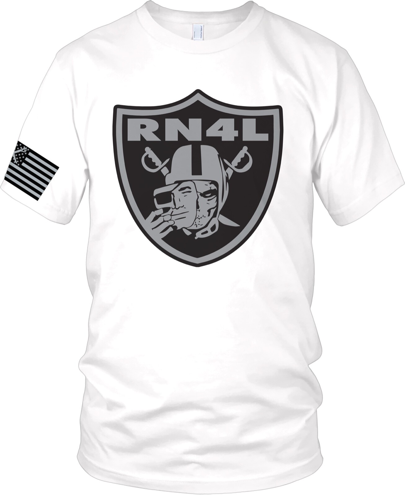 RN4L Raider Nation Sword White T-Shirt (New) Las Vegas Edition | eBay
