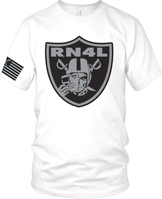 RN4L Raider Nation Sword White T-Shirt (New) Las Vegas Edition | eBay