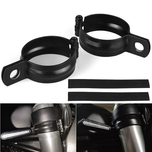 2x Turn Signal Light Bracket Indicator for 37-50mm Front Fork ...
