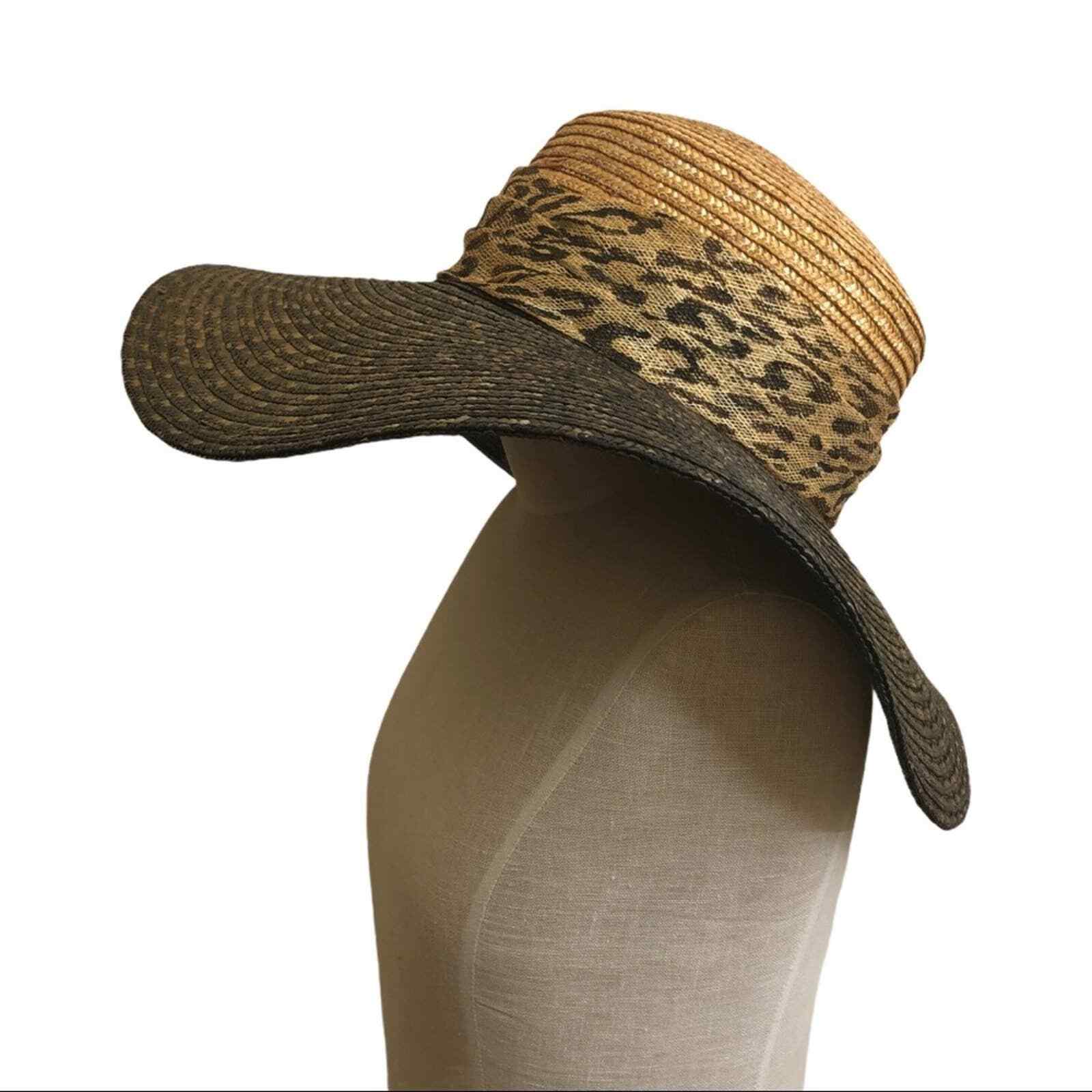 Lady Rachel vintage straw hat large brim Italy - Gem