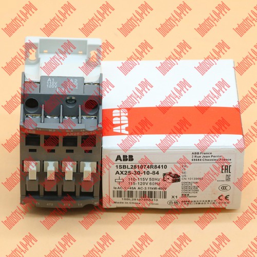one new ABB AX25-30-10-84 AC110V Electrical AC Contactor spot stock # ...