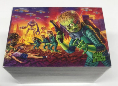 2013 MARS ATTACKS INVASION TRADING CARD COMPLETE 95-CARD BASE CARD SET ...