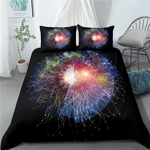 Eyeball Shape Beautiful Circle 3D Quilt Duvet Doona Cover Set Pillow ...