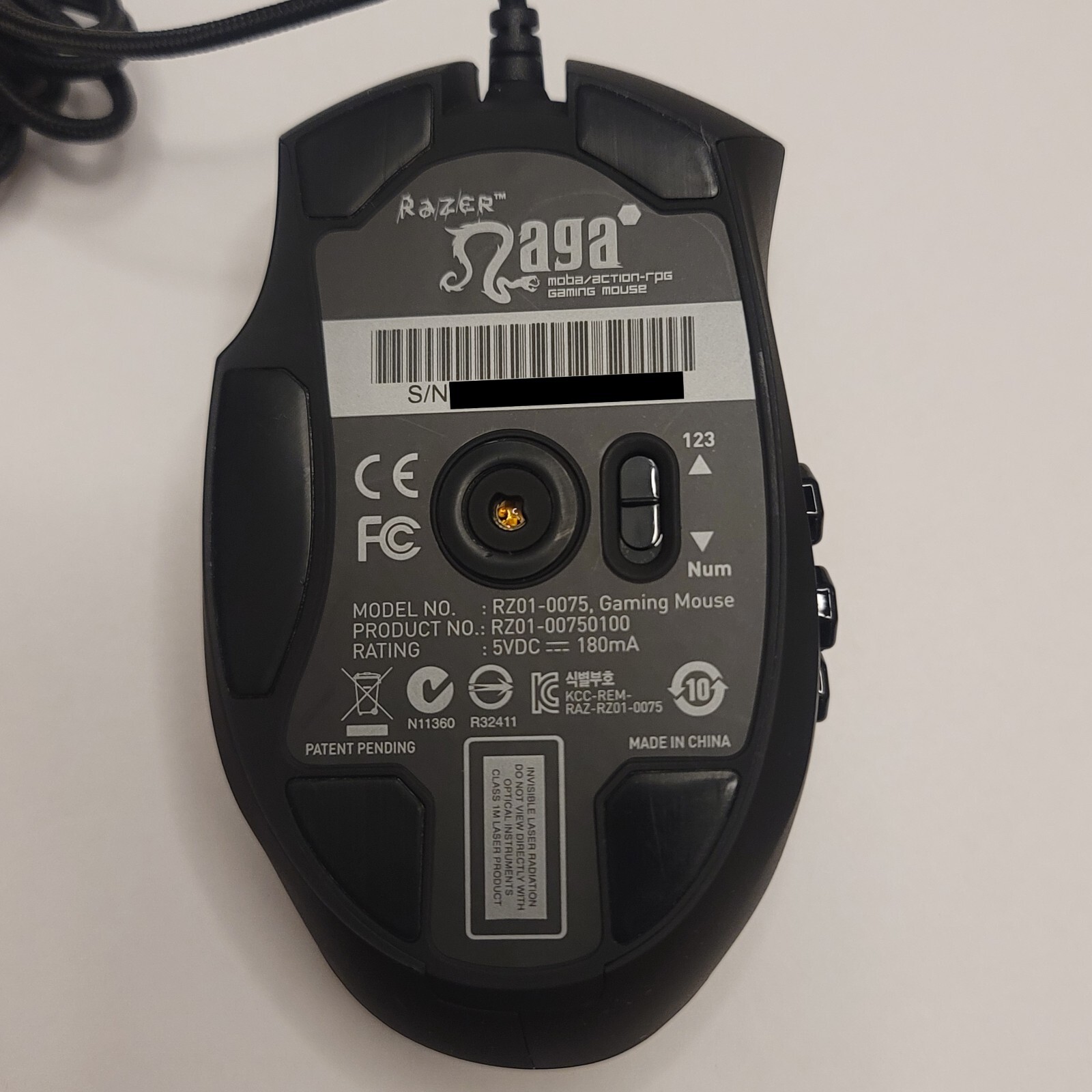 Razer Naga Hex MOBA Green PC Gaming Mouse RZ01-0075 | eBay