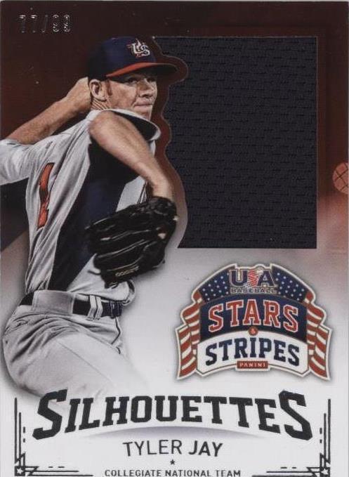 2015 Panini Stars and Stripes - Jumbo Swatch Silhouettes Tyler Jay #97 ...