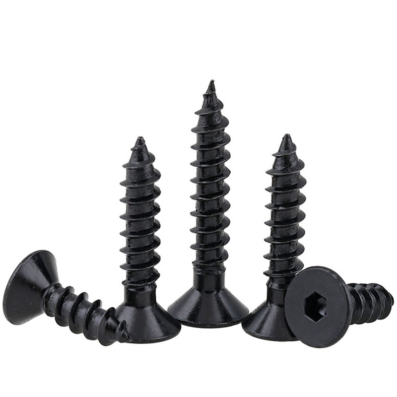 M3 M4 Allen countersunk head self tapping screws flat hexagon bolt ...