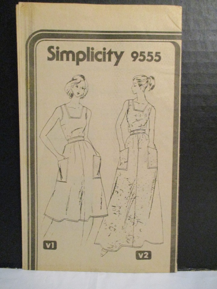 Simplicity Pattern 9555 Misses Sundress 2 Lengths Size 12 Bust 34" Cut ...