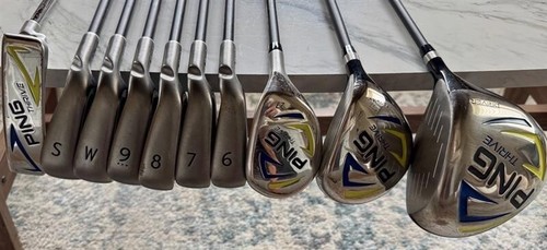 Ping Thrive Junior Golf Set, 6-SW/Hybrid/3W/Driver/Putter, Excellent ...