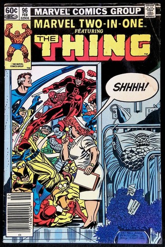 MARVEL TWO-IN-ONE VOL. 1 #96 ~ GD 1983 COMIC ~ RON WILSON COVER & ART ...