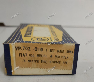 VANDERVELL VP 702 010 BEARING SET FOR FIAT 600 MODEL & MULTIPLA- 6 ...