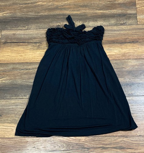 Victoria's Secret Black Sleeveless Ruffle top Size Small | eBay