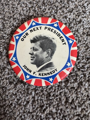 John F Kennedy Campaign Pin | eBay