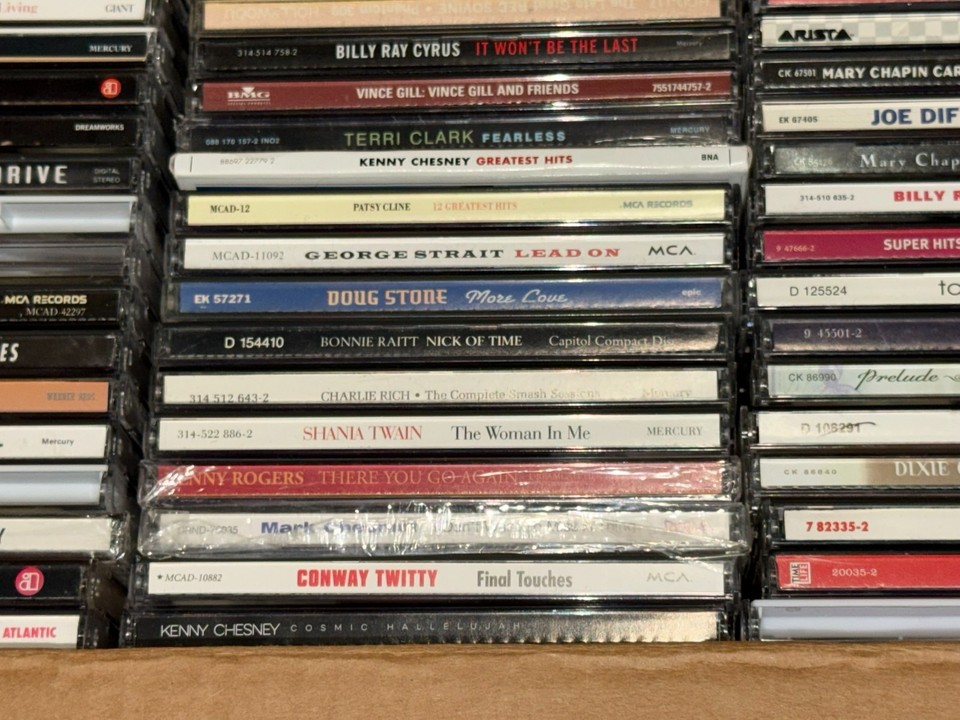 *LOT OF 75 CDS* Country Music CD Collection ALL GREAT TITLES Strait ...