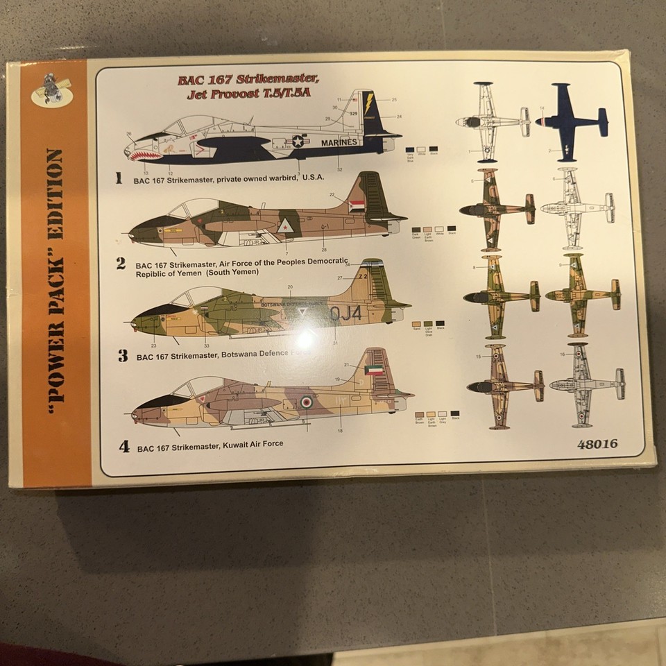 Fly BAC 167 Strikemaster Jet Provost T.5/T.5A Model Kit 1/48 Scale New In Box | eBay