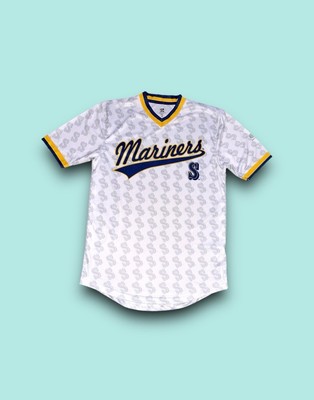 Seattle Mariners Cooperstown collection MLB True fan AOP Shirt Size ...