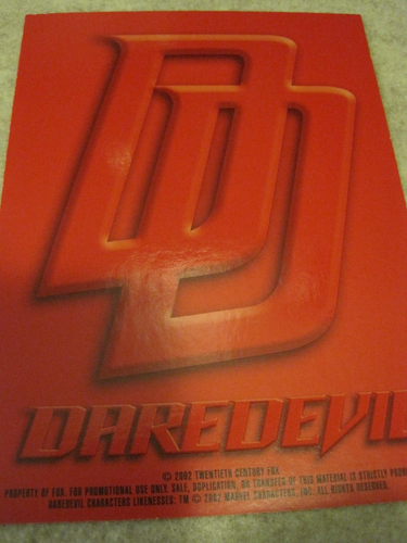 DAREDEVIL Movie Character Set of 4 Trading Cards Ben Affleck 2002 /w ...