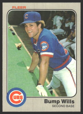 Bump Wills #511 1983 Fleer Chicago Cubs | eBay