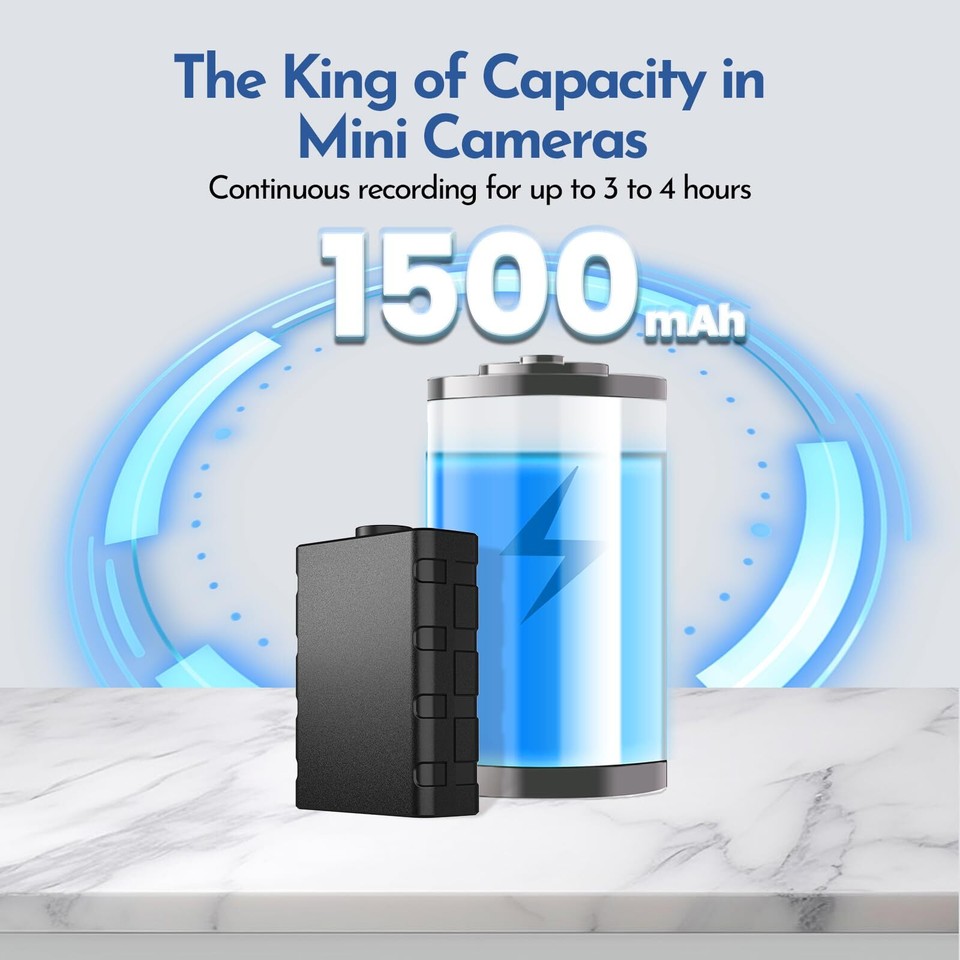 Braload Mini Camera, 4K HD Nanny Cam for Home - Smallest WiFi Wireless ...