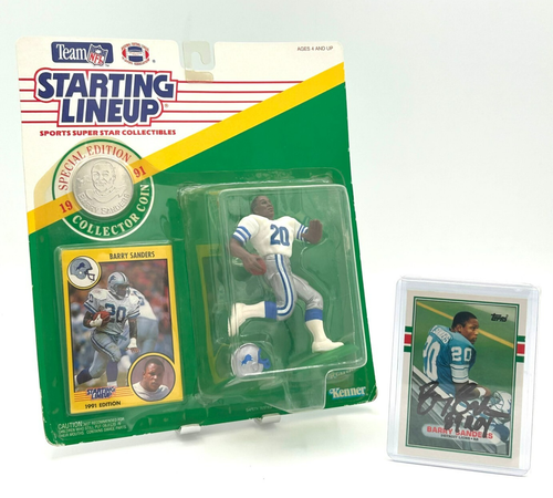 1989 Topps #83T Barry Sanders Heisman Hand Signed AUTO + FREE Starting ...