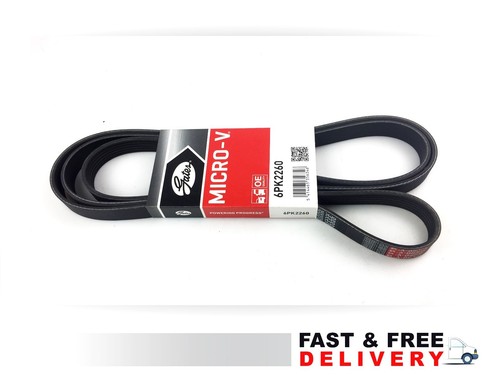 GENUINE GATES 6 RIB X 2260 mm V-RIBBED BELT FOR AUDI MAZDA MERCEDES ...