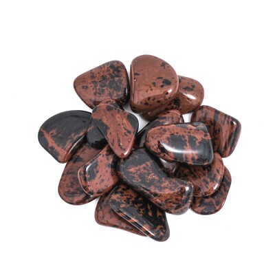25g Small Tumbled Mahogany Obsidian Crystals Bulk Rocks Gemstones ...