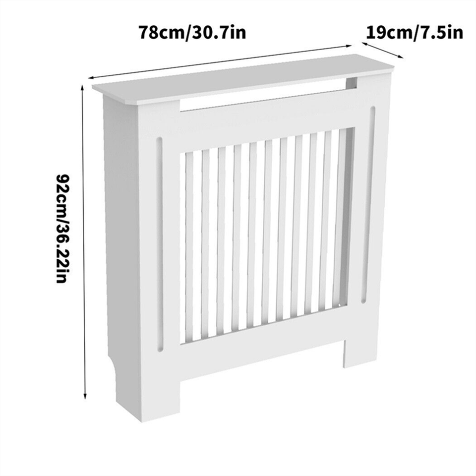 Premium Large 36 inch Tall Radiator Cover Bar Wall Cabinet MDF Grill ...