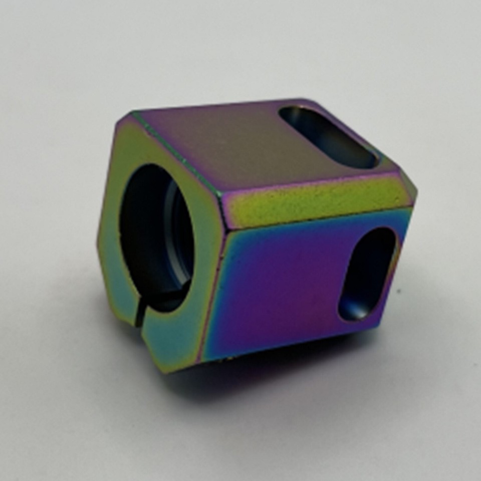 1/2x28 TPI 9mm Muzzle Brake Compensator Clamp Aluminum For Glock CC ...