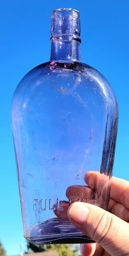 WGM Glassworks Pint Whiskey Flask From Colorado Nice Sun Colored ...