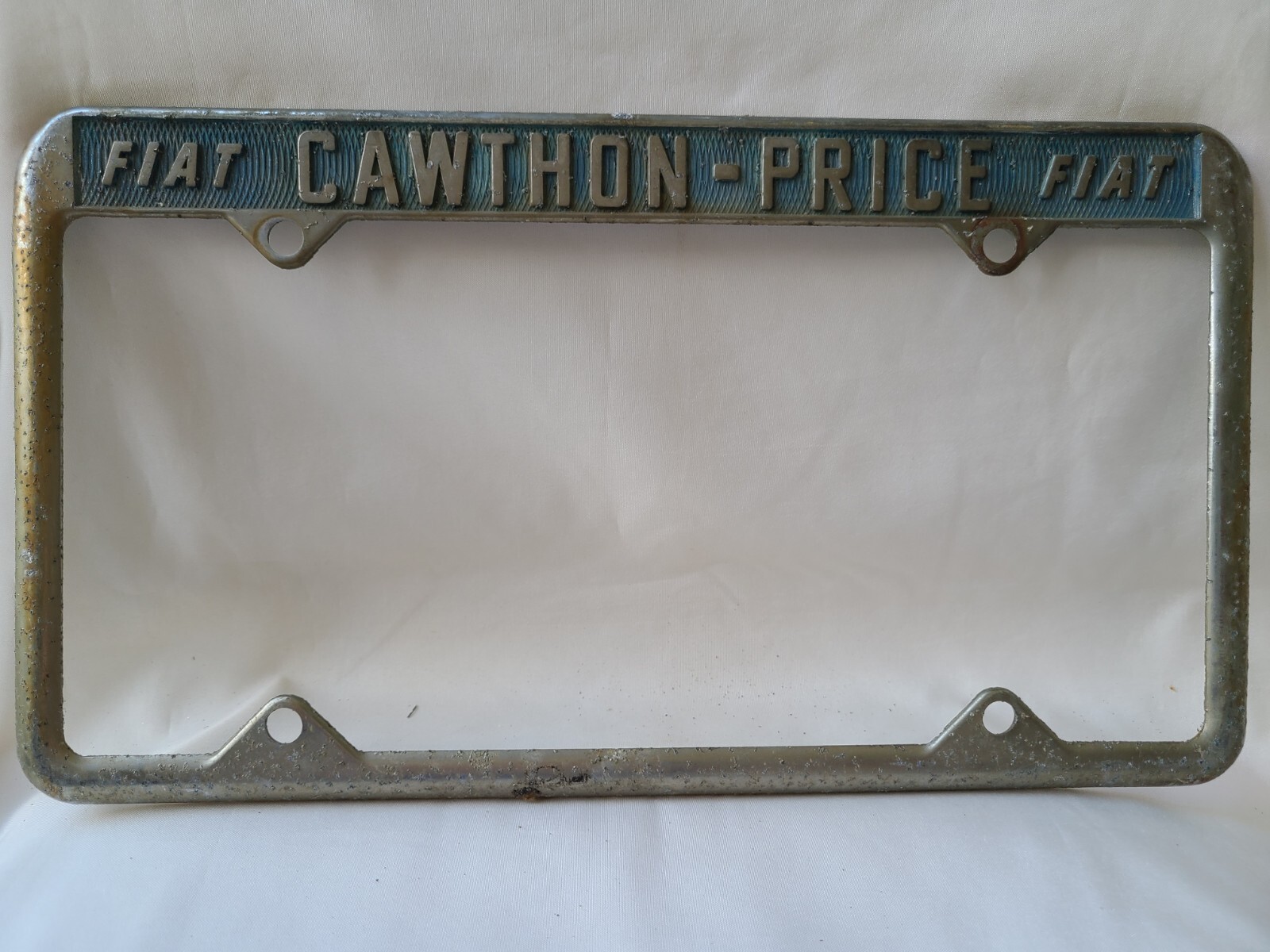 Vintage Cawthon-Price Fiat Fulton County Georgia License Plate Frame ...