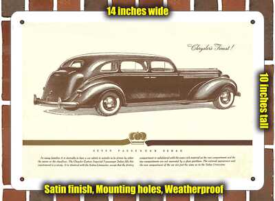 Metal Sign - 1938 Chrysler Custom Imperial (Sign Variant #07) | eBay