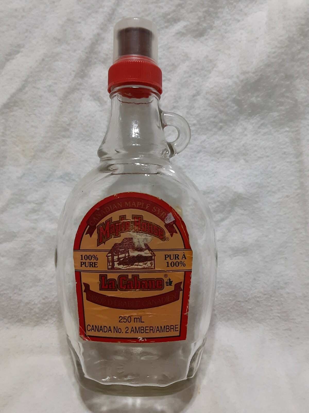 Vintage Maple Syrup Bottle "Maple House/La Cabane" with Antique Pourer ...