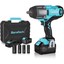 DURATECH 20V Cordless Impact Wrench Sets 1/2" Brushless Impact Driver ...