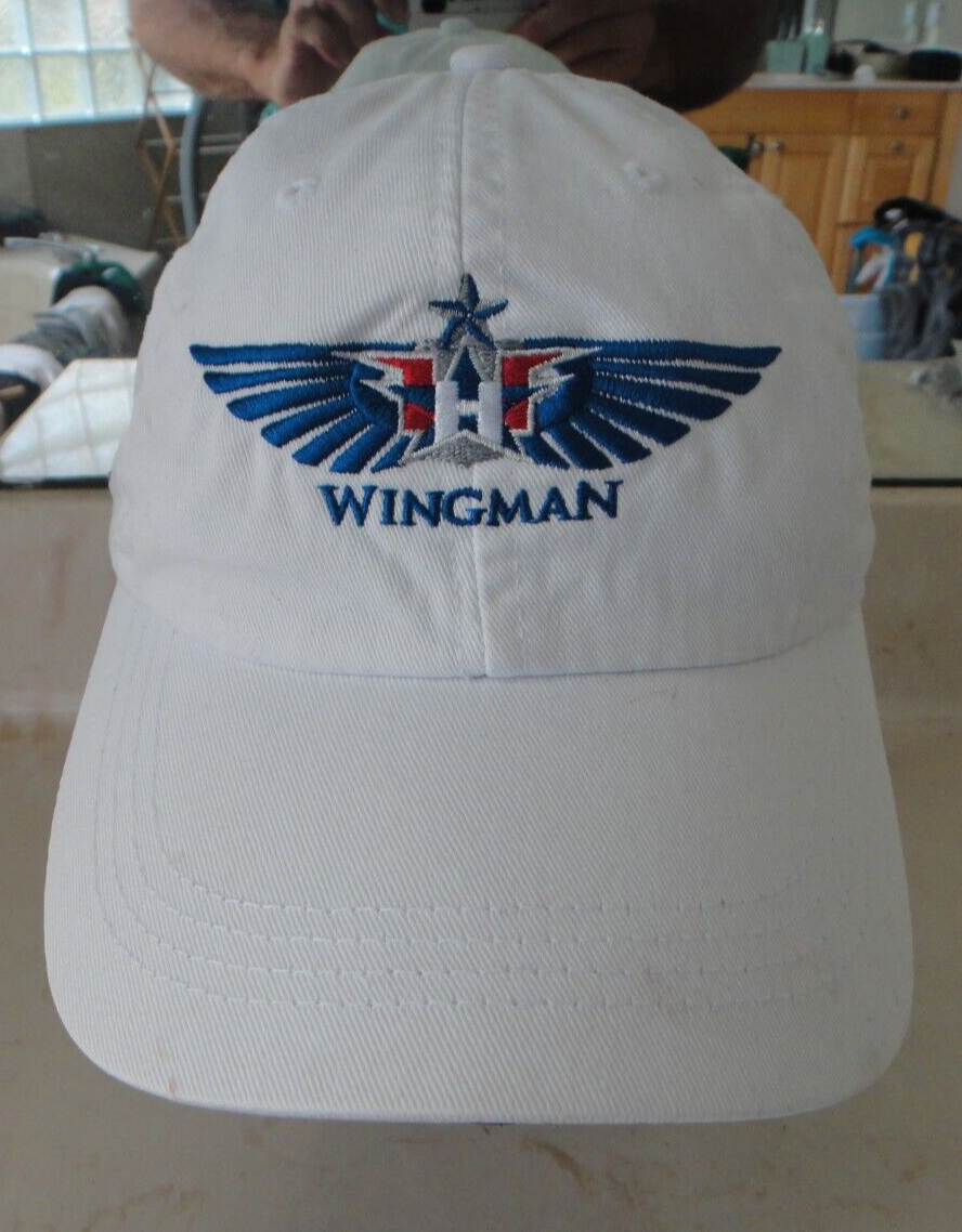 FOLDS OF HONOR WINGMAN Embroidered Strapback Cap/Hat OSFA White/Blue | eBay