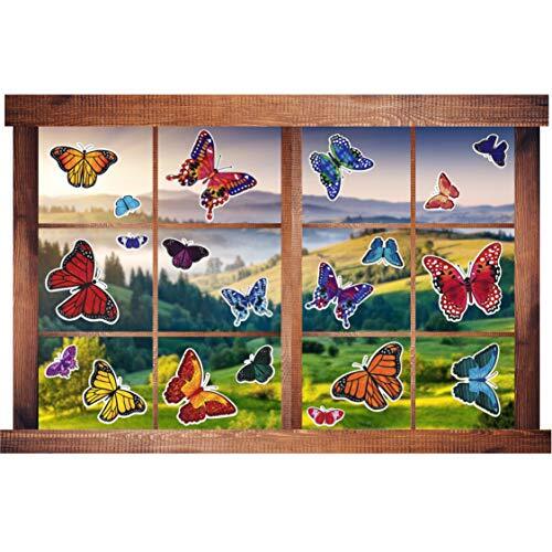 Static Cling Window Decorations, Butterfly, 100-Count | eBay