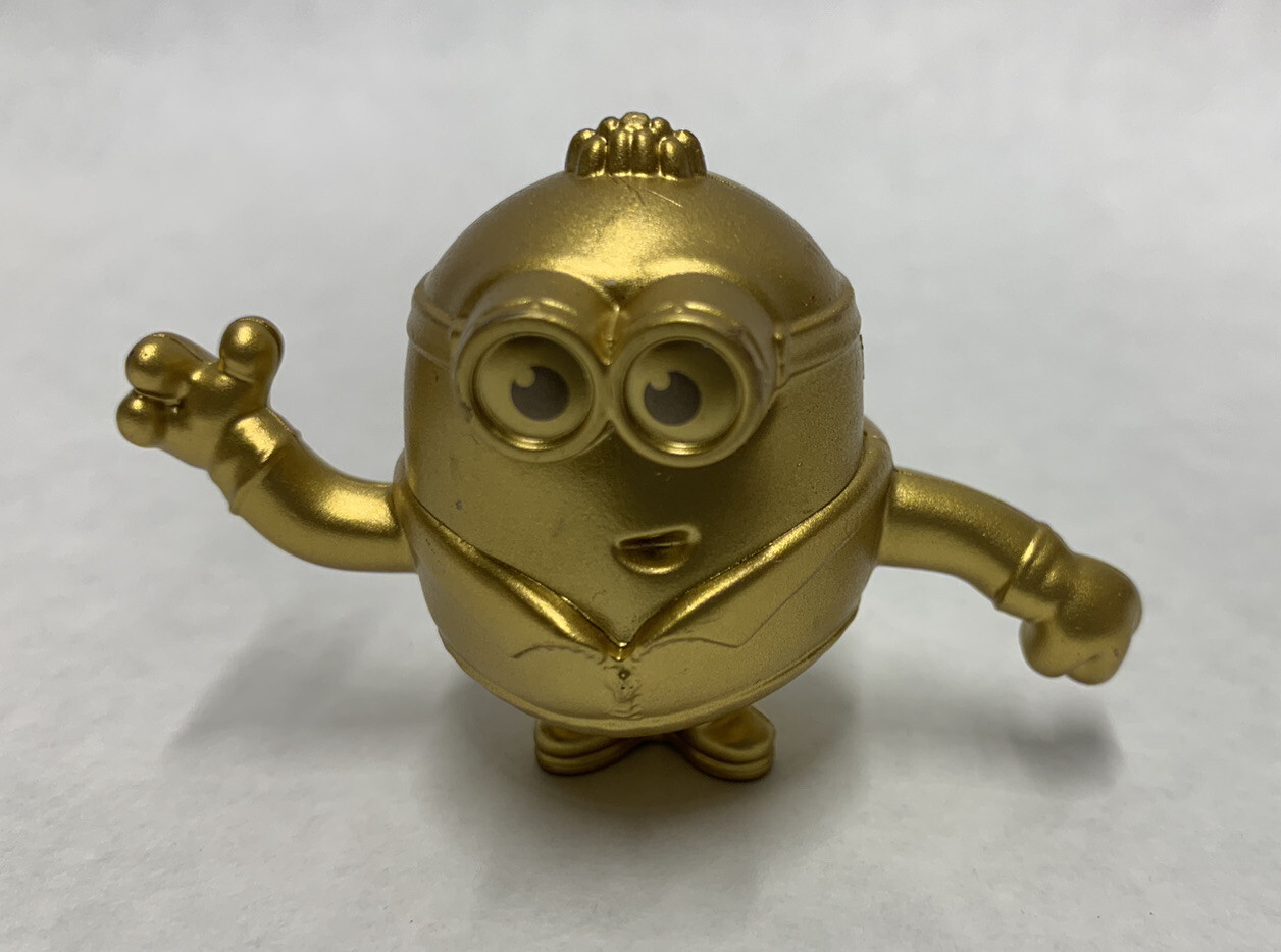 2020 Minions The Rise of Gru McDonald's Gold Minion Golden Happy Meal ...