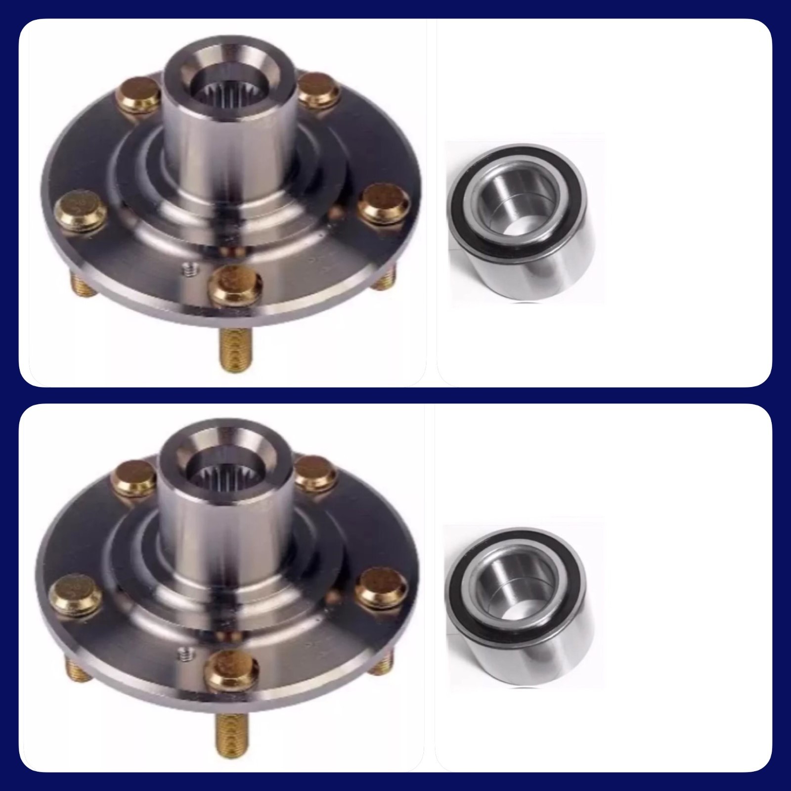 REAR WHEEL HUB & BEARING FOR LAND ROVER LR3 LR4 RANGE ROVER SPORT PAIR ...