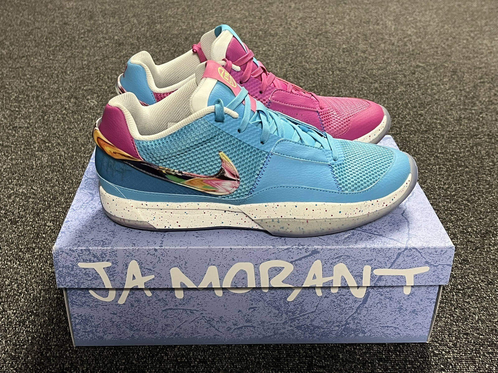 Nike Ja 1 Low EYBL Multi-Color Basketball Shoes Size 10.5 FN5182-900 W ...