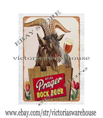 bar pub drink BOCK BEER metal tin sign inspirational bar signs | eBay